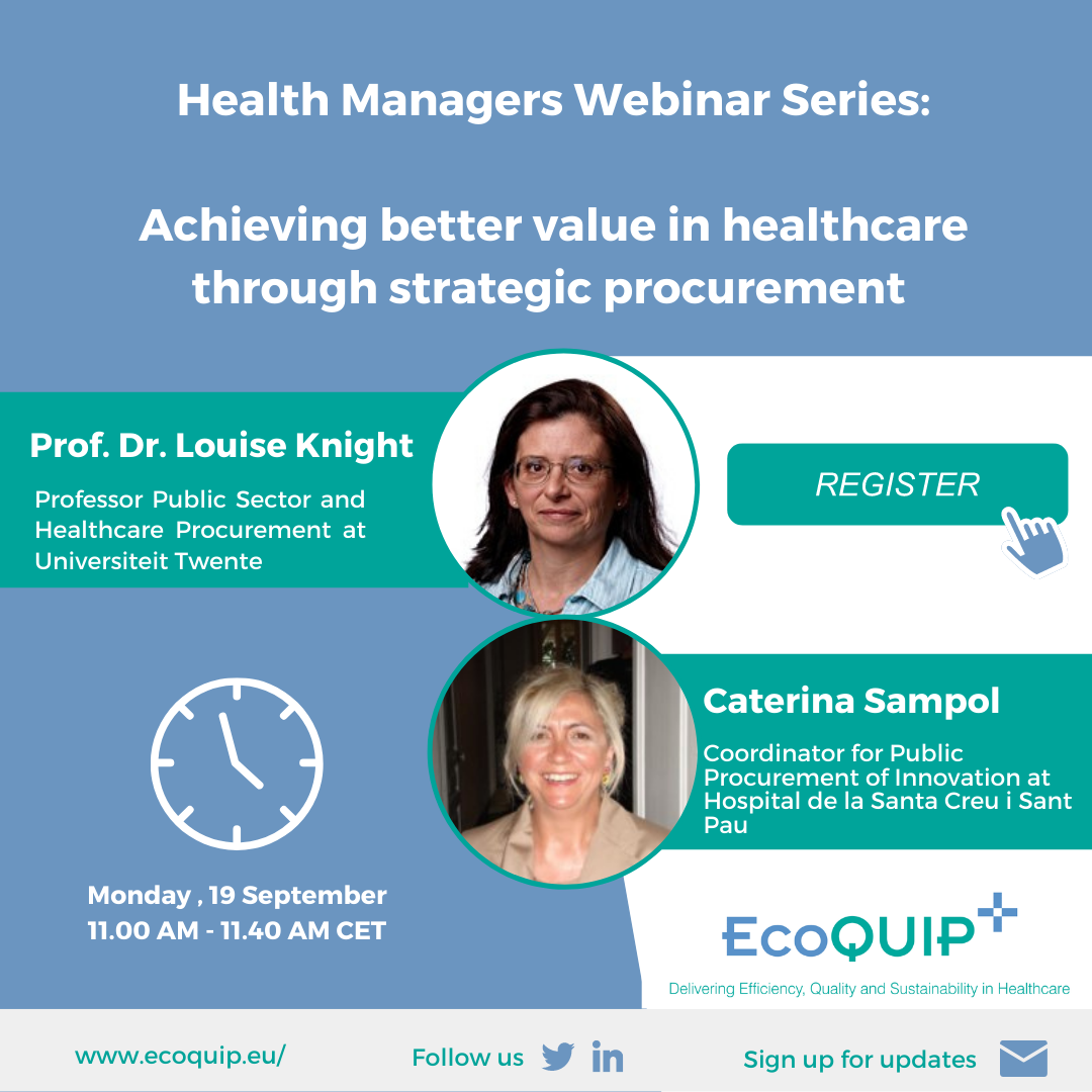 Register for Value-based Procurement Webinar - EcoQuip Plus